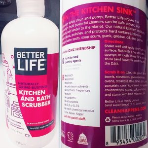 Review :: Better Life Kitchen and Bath Scrubber – Safe Household Cleaning